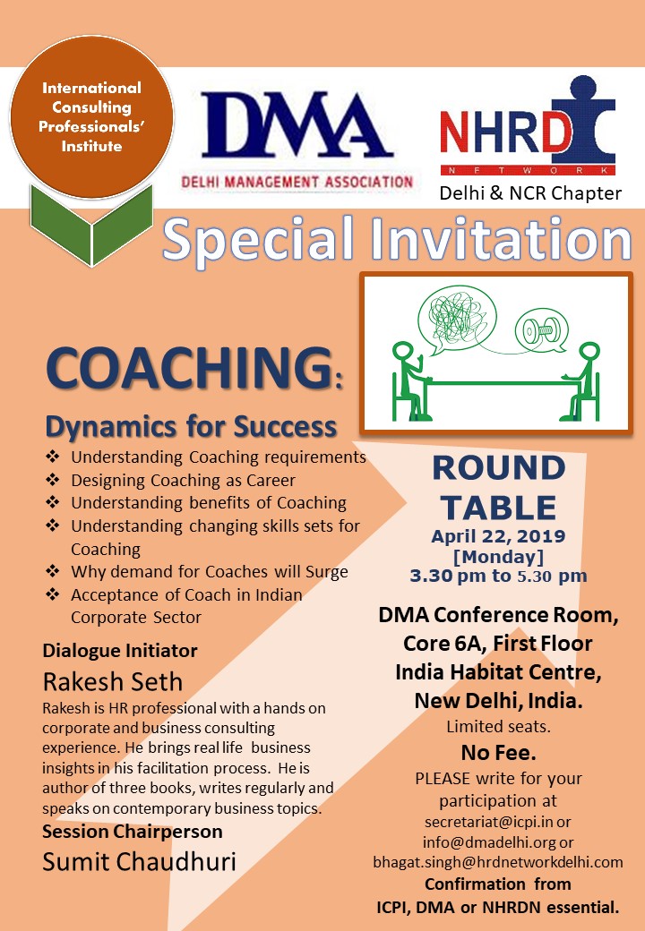 COACHING – Dynamics for Success – Deepak Bharara